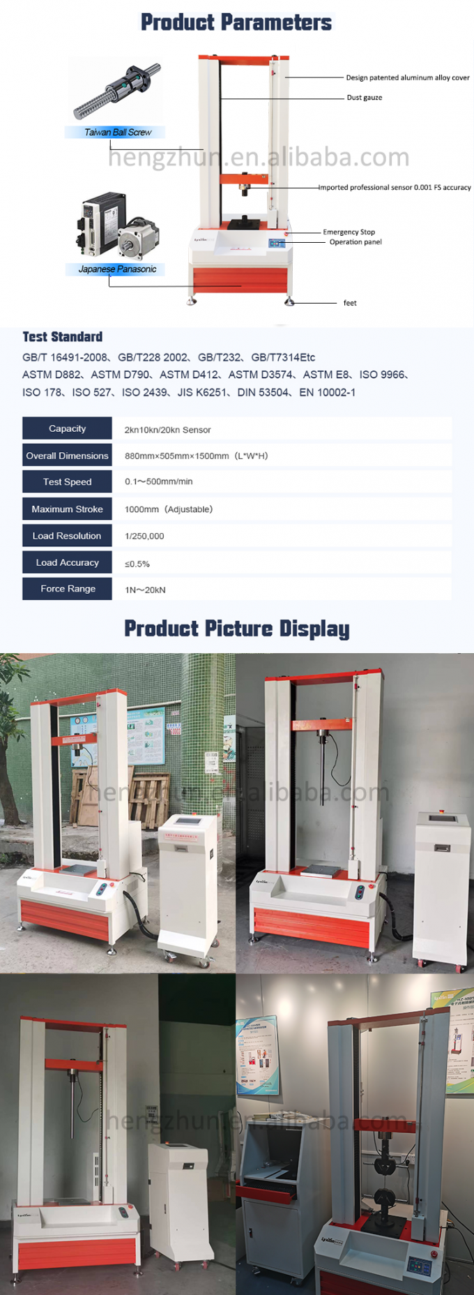ASTM A370 Tensile Testing Machine Steel Metal Structural Integrity ...