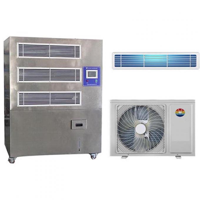 R410A Wine Cellar Air Conditioner Copper Tube Finned Evaporator 45-65%± ...
